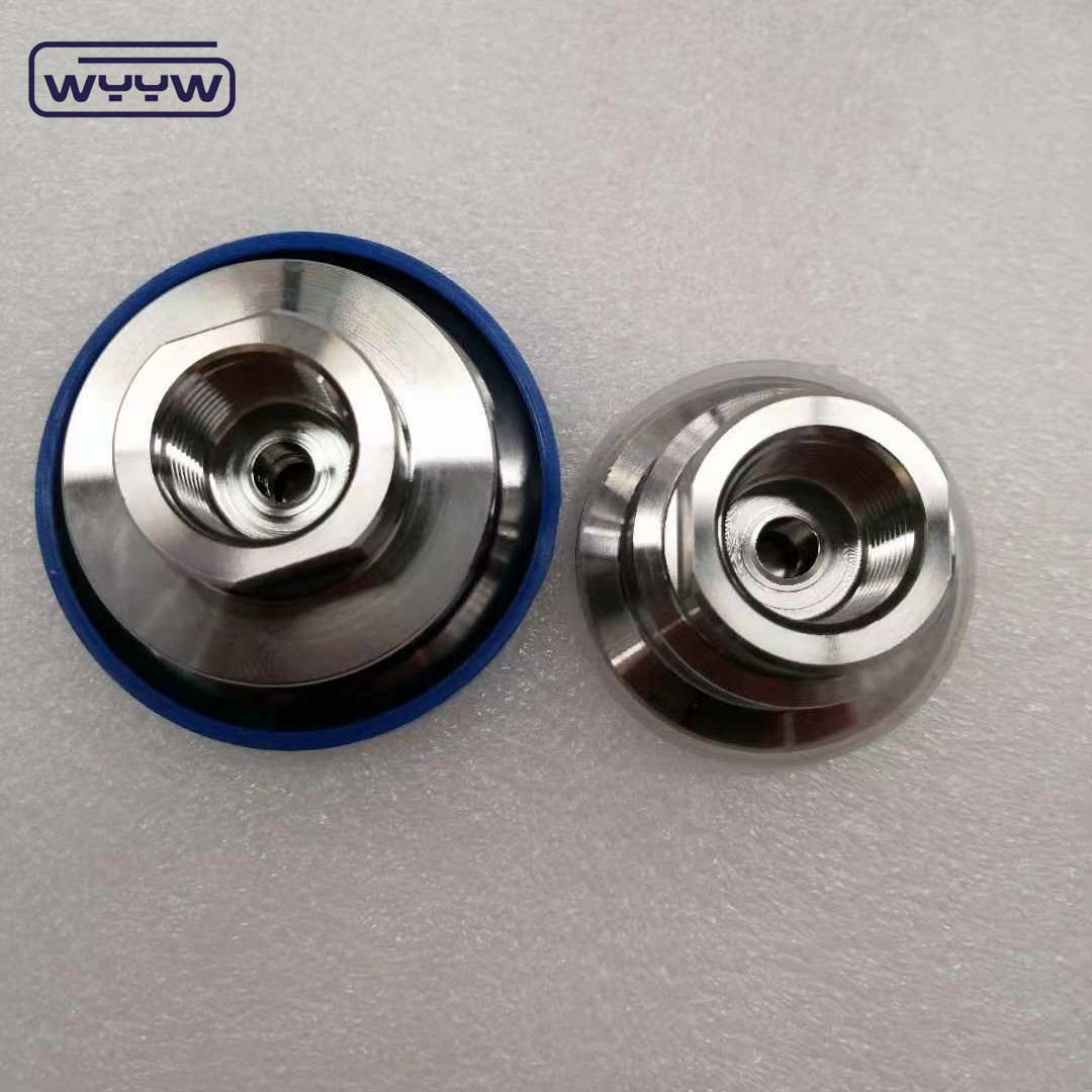 2 " 1,5 " 1/2 " NPT Diaphragme manomètre de pression en acier ...